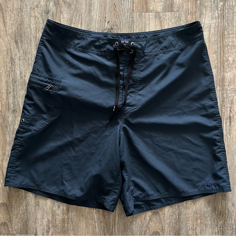 Patagonia Navy Blue Swim Trunks - Gem